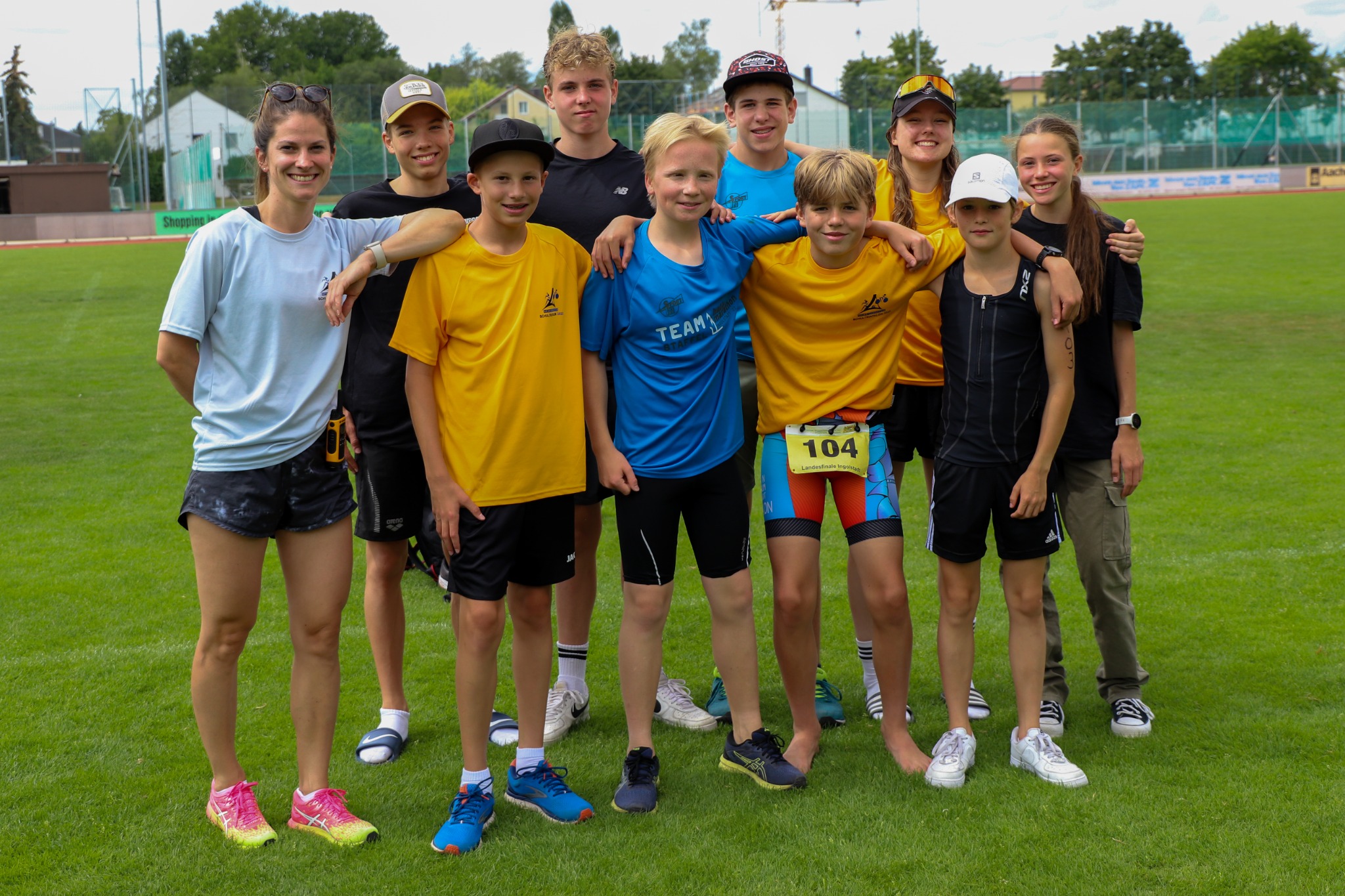 APIAN Gymnasium - Landesfinale Triathlon 2022 - Ingolstadt