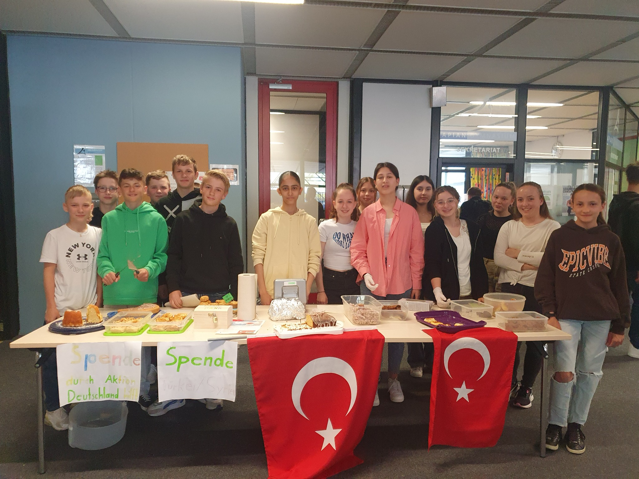 APIAN Gymnasium - Spendenaktion für die Opfer des Erdbebens in Syrien ...